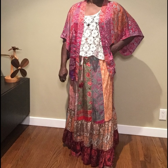 Karma Highway | Tops | Nwt Karma Highway Short Kimono Red | Poshmark